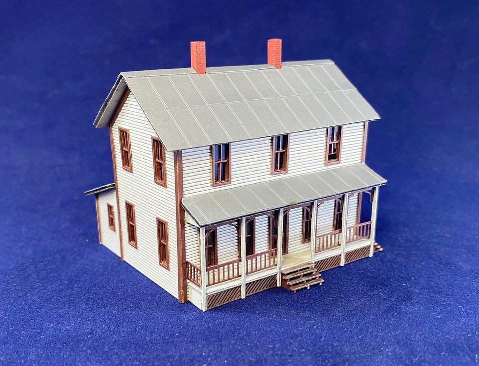 Berkshire Valley Models N scale, 1/160 Two Story Farmhouse kit - #5640 ...