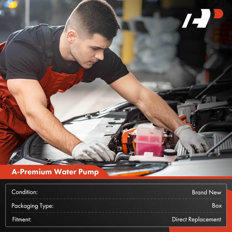 A-Premium Engine Water Pump w/Thermostat for Chevy Equinox 18-20 Malibu ...