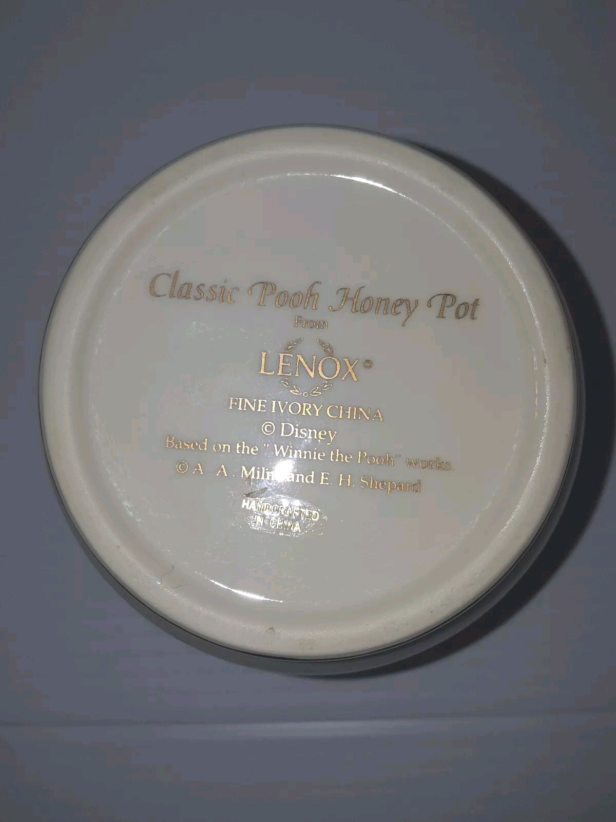Lenox Disney Winnie The Pooh Classic Honey Pot 24k Gold Trim Millennium Date | eBay