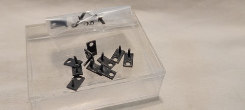 T-JET Guide Pins LOT of 10 Gray For your AW JL and Other Slot Car Body ...