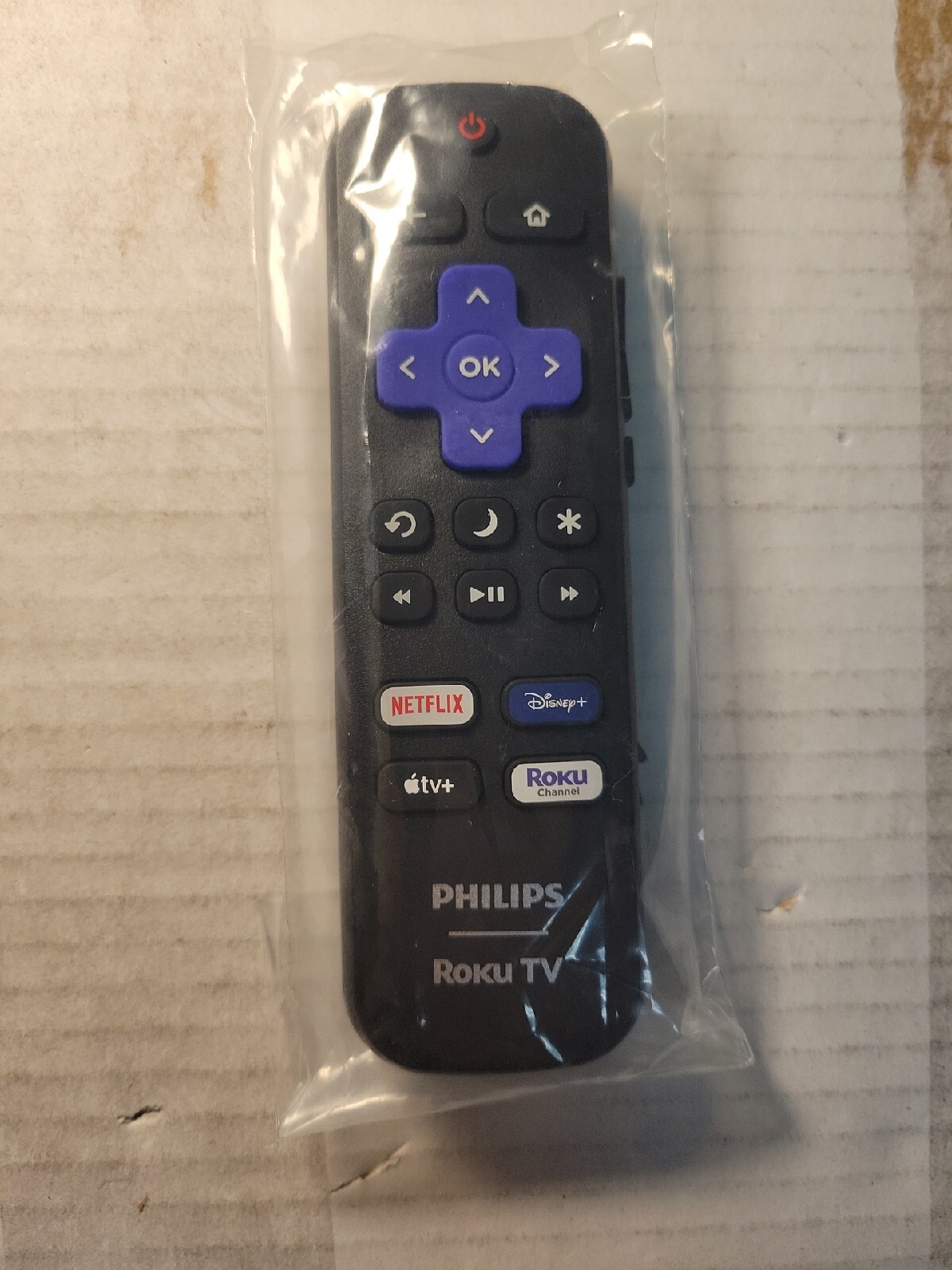 OEM PHILIPS ROKU TV REMOTE CONTROL NETFLIX DISNEY+ APPLE TV ROKU ...