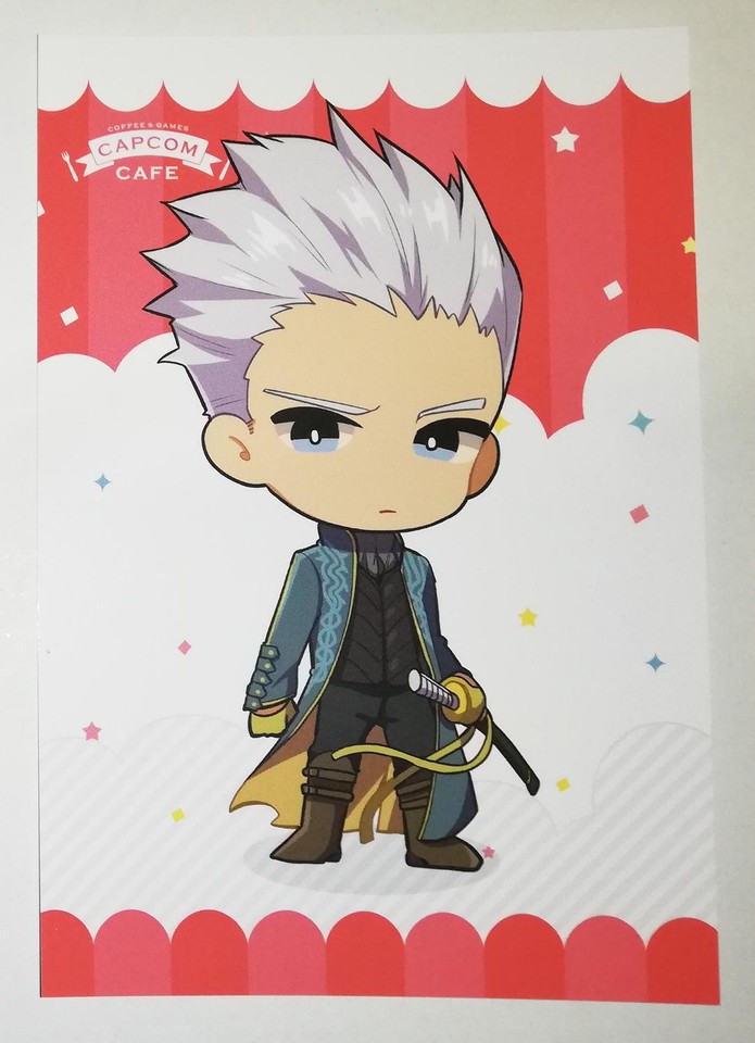 Devil May Cry Vergil Dmc3 Postcard Privilege Capcom Cafe Bullets FS | eBay