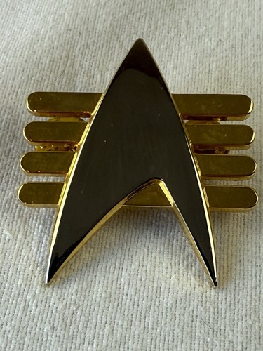 Vintage 1990 Star Trek Pin Next Generation Future Imperfect Communicator Metal | eBay
