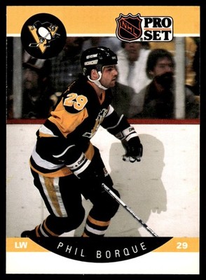 1990-91 Pro Set Phil Bourque Pittsburgh Penguins #228 | eBay