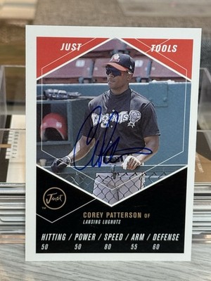 RARE! Corey Patterson Signed 2000 Just Tools Auto Lansing Lugnuts AU 91 ...