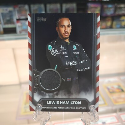 2021 Topps Formula 1 F1 Lewis Hamilton Black Relic Patch /10 #5 | eBay