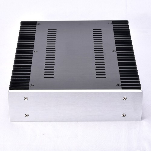 Power Amplifier Chassis Aluminum Class AB DIY HiFi Audio Case D311 W260 ...