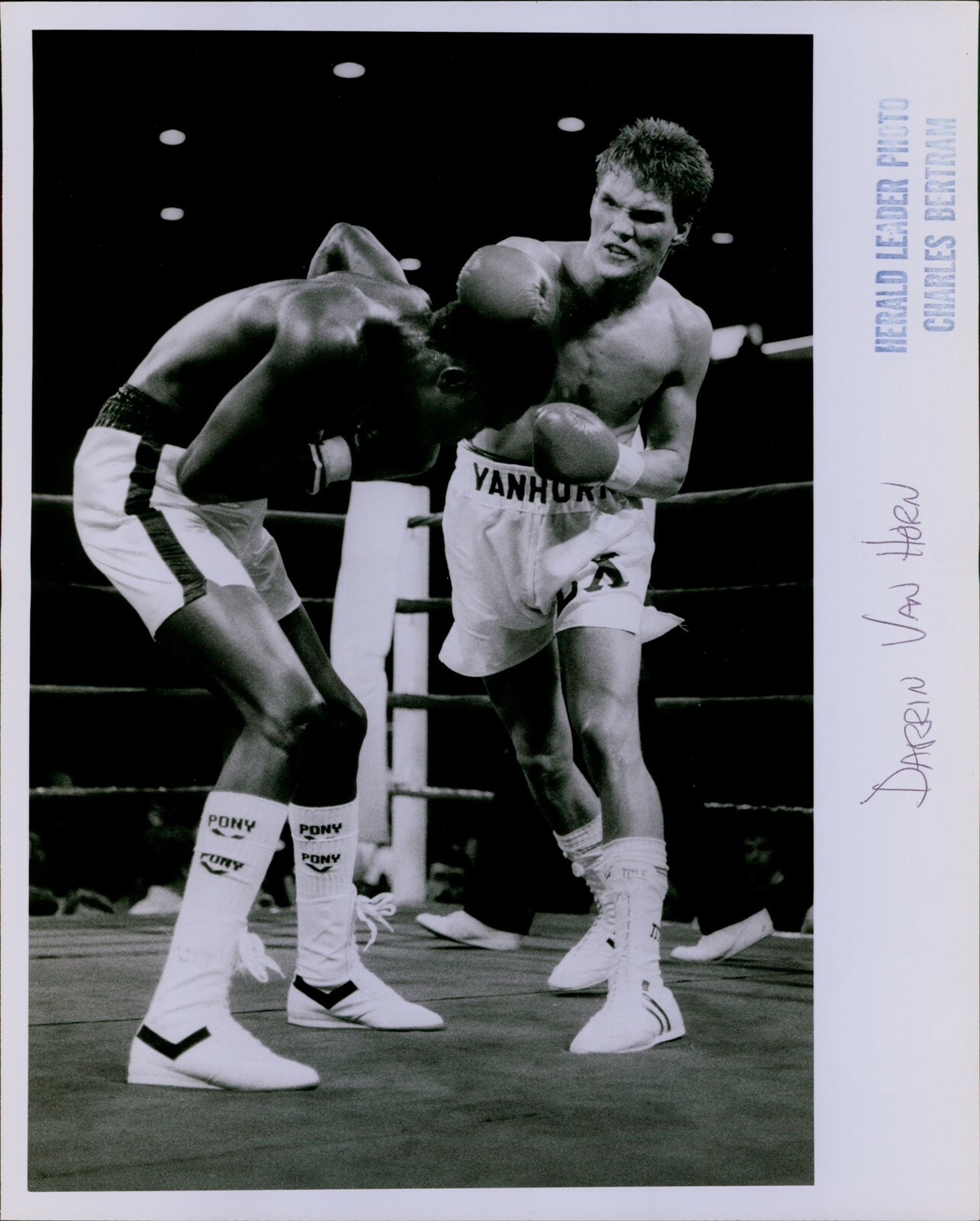 LG776 1989 Original Charles Bertram Photo DARRIN VAN HORN Golden Gloves ...