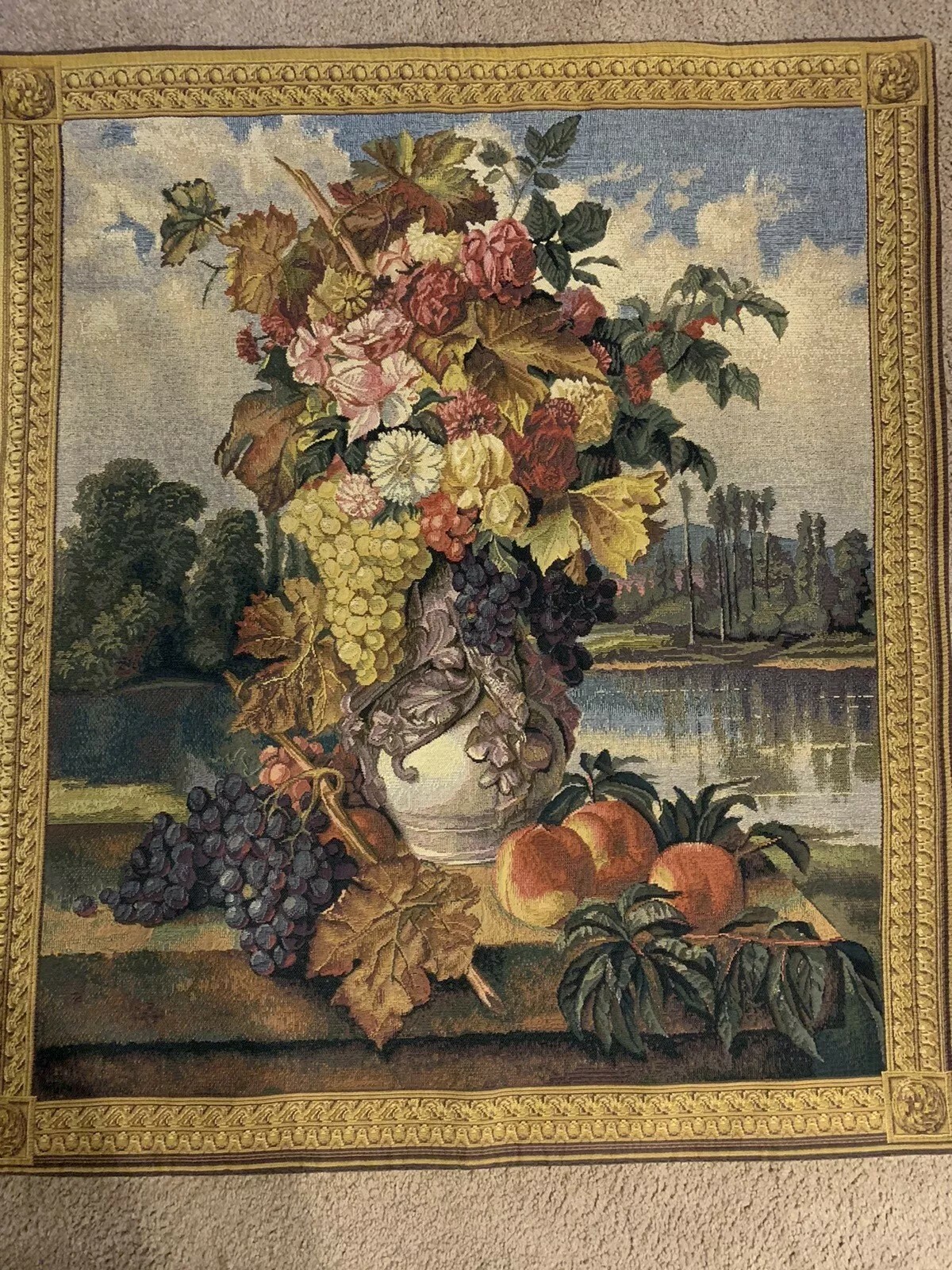 Flanders Tapestries made in Belgium Reflections 42 X 37 Approx | eBay