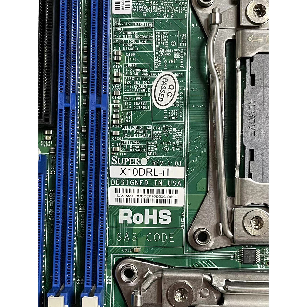 For Supermicro X10DRL-iT Server Motherboard Intel C612 Chipset Dual ...