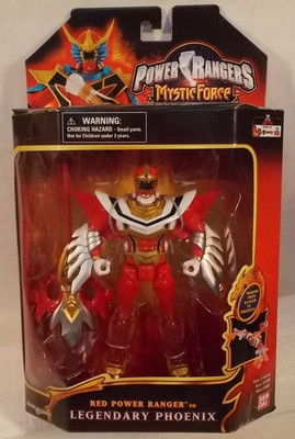 Power Rangers Mystic Force Mega Morphin Red Ranger To Legendary Phoenix ...