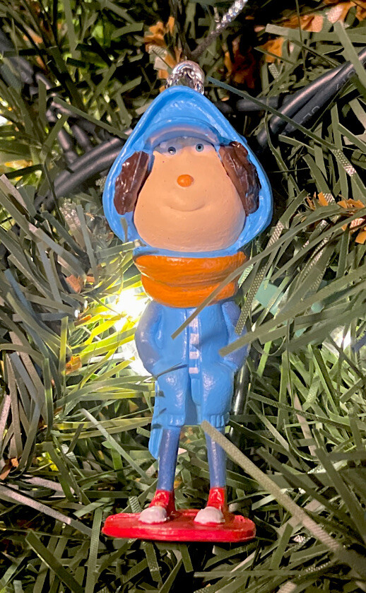 2025 AXL Boy The Grinch Stole Christmas Tree Ornament w Blue Scarf New ...