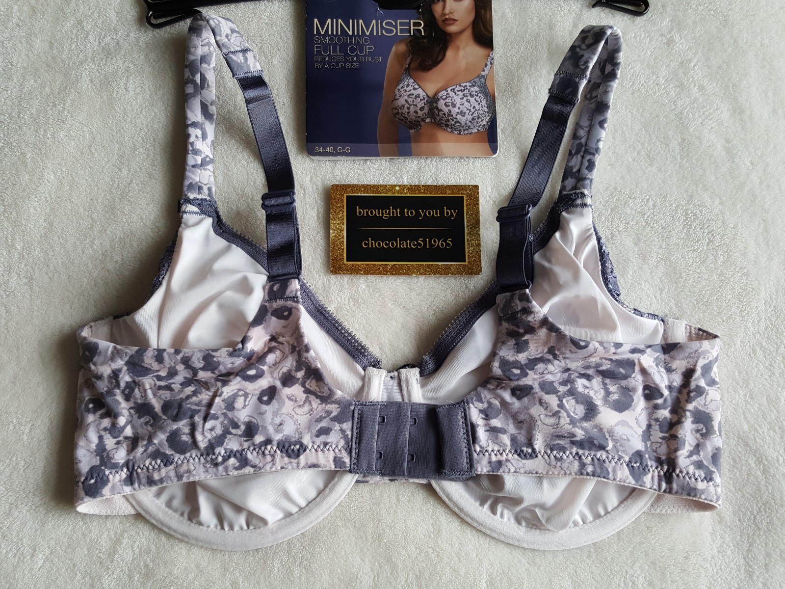 NEW M&S SMOOTHING FULL CUP MINIMISER BRA 34C - GREY MIX | eBay