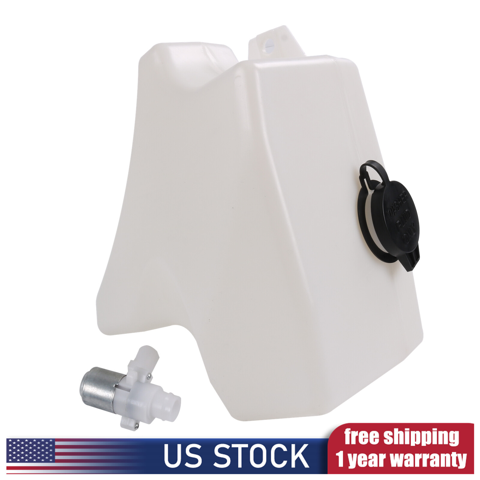 Windshield Washer Reservoir w/ Pump FITS Perterbilt Kenworth HD 06-16 ...