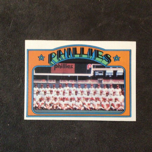 1972 Topps Philadelphia Phillies Team Card #397 (Bowa, McCarver ...