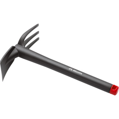 3 Prong Cultivator Fiberglass Adze Hoe w/ Fork, Dual Headed Weeding ...