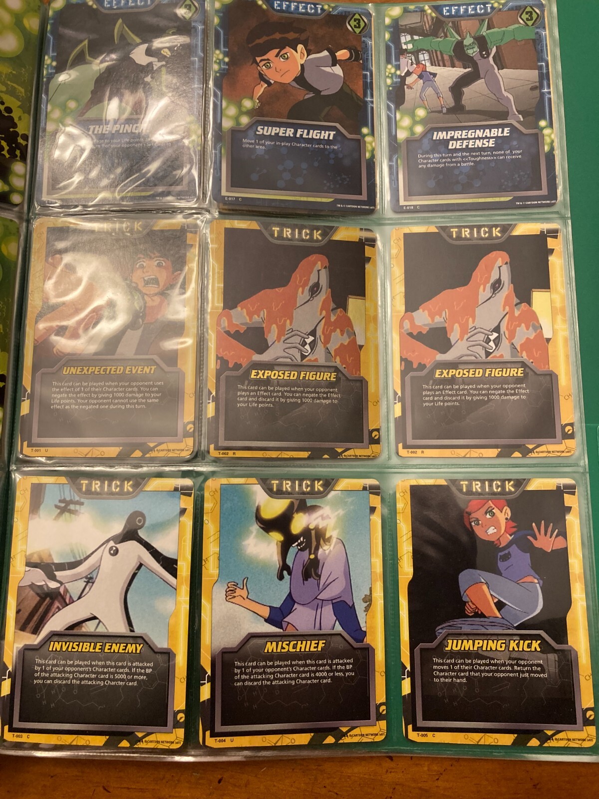 BEN 10 CCG COMPLETE 80 Card Set + 7 RARE NON FOIL RARE CARDS *Read ...