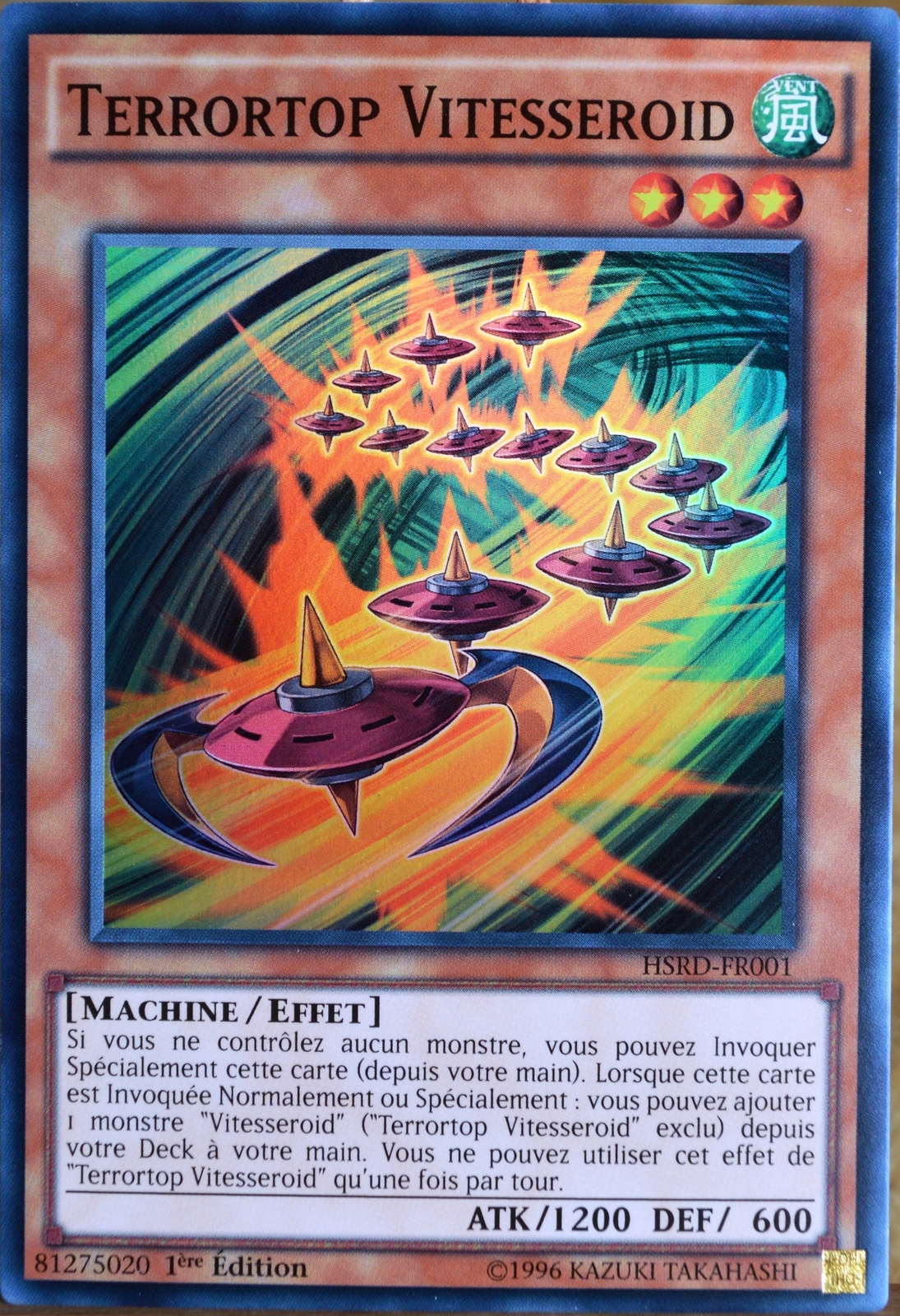 carte YU-GI-OH HSRD-FR001 Terrortop Vitesseroid NEUF FR | eBay UK
