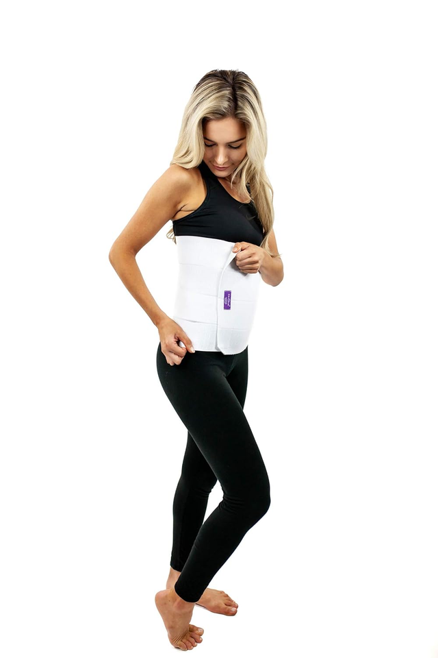 Abdominal Binder Post Surgery Compression Wrap - Torso Liposuction ...