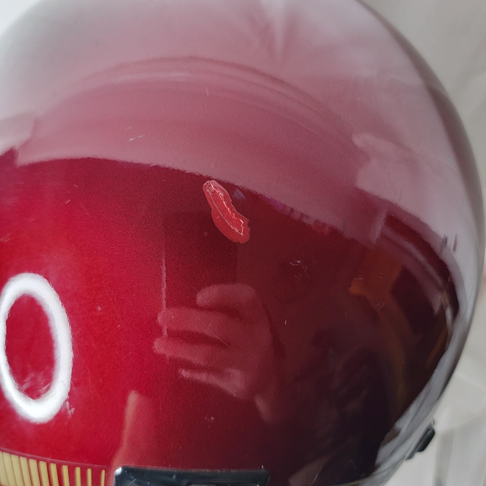 Shoei Motorcycle Helmet Vintage Classic Bobber Style Large Wine Red New ...