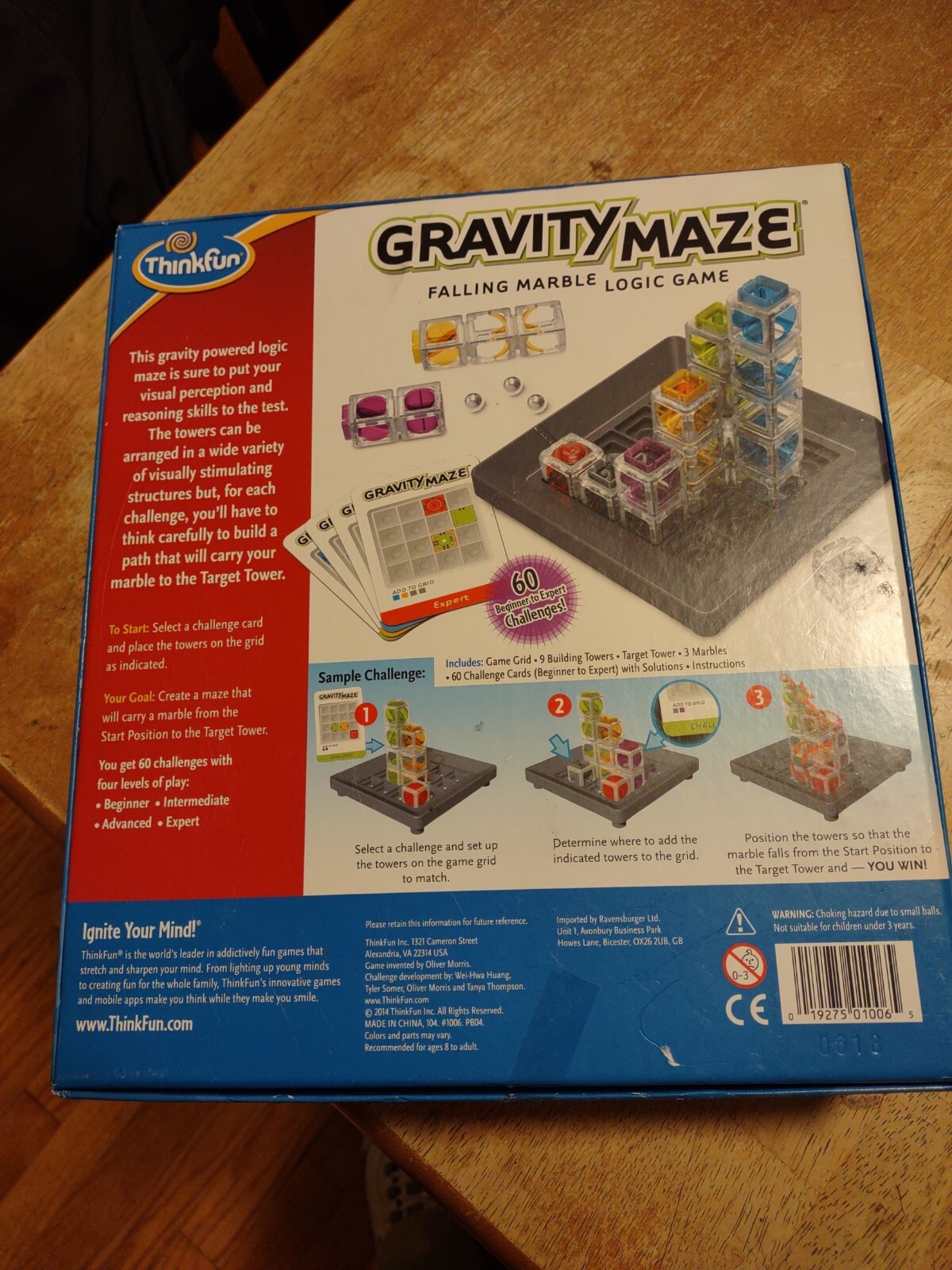 ThinkFun Gravity Maze Marble Run Brain Game and STEM Toy for Boys and ...