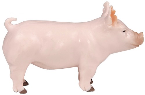 1:16 FARM COUNTRY Yorkshire Show Pig LITTLE BUSTER FIGURE FARM TOY ...