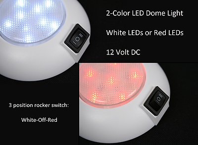 LED Dome Lamp - 4" High Power White LED Downlight - 12 Volt - Fixed ...