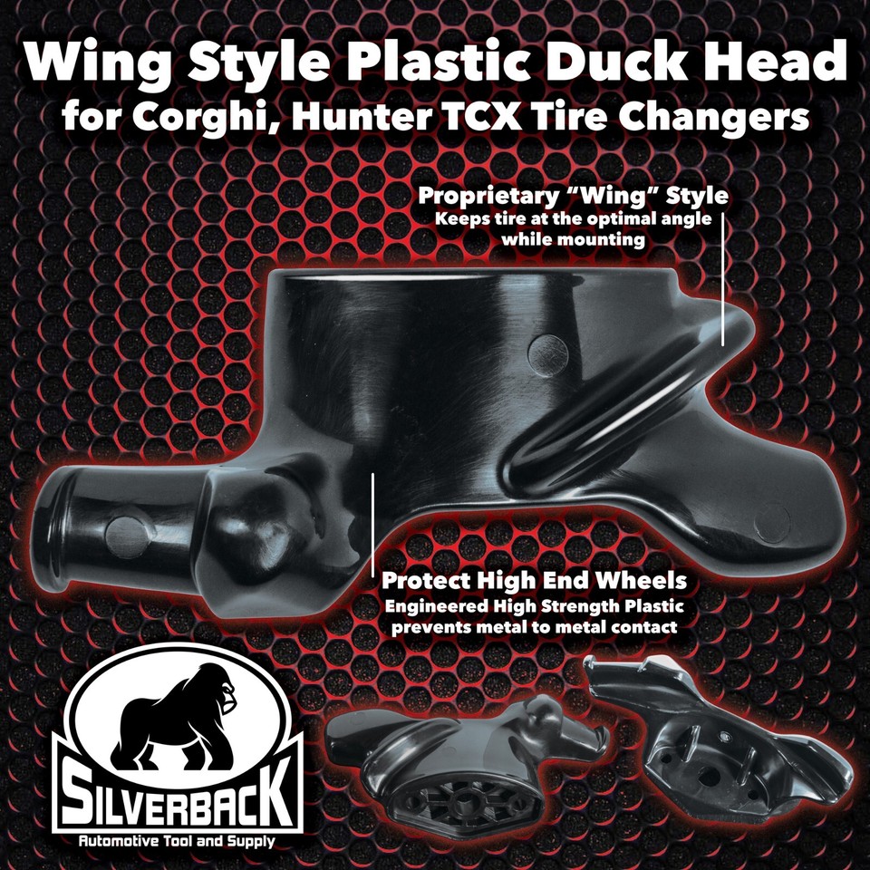 Wing Style Black Plastic Duck Head for Hunter TCX Tire Changers | eBay