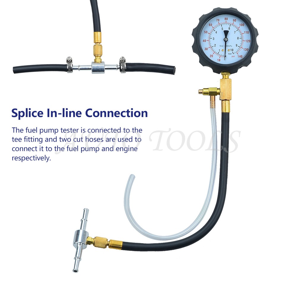 0-140 PSI Fuel Injection Pump Pressure Tester Injector Pump Pressure ...