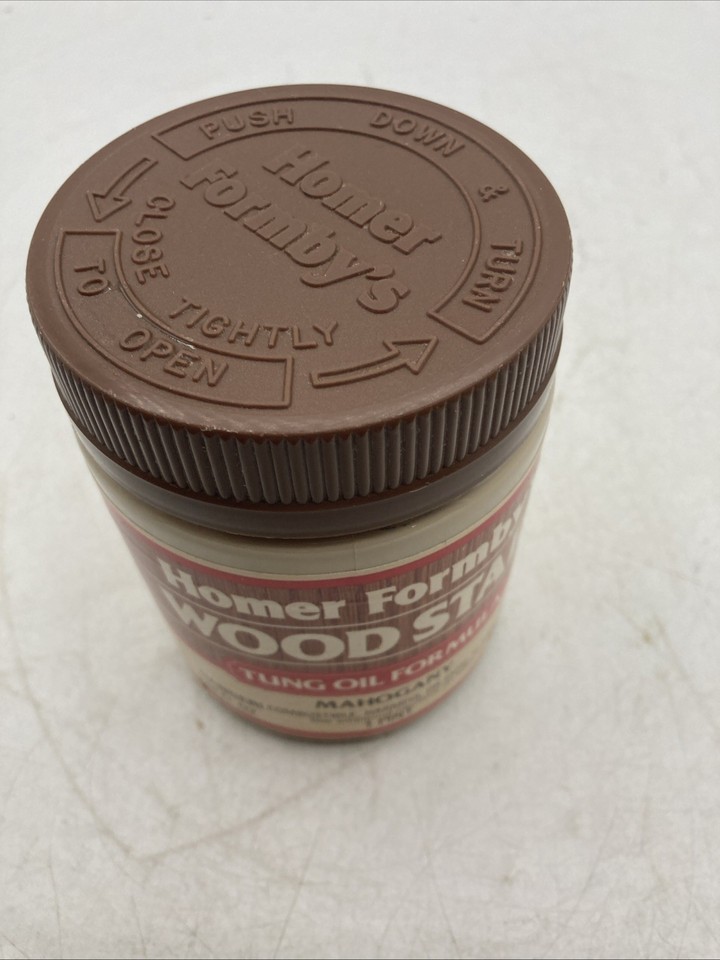 Homer Formby's Tung Oil Wood Stain Mahogany Pint 16oz Unused Vintage | eBay