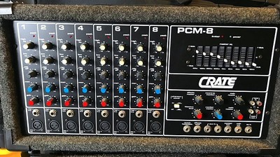 Crate PCM-8 Powered Line Mixer (Consignment) | eBay