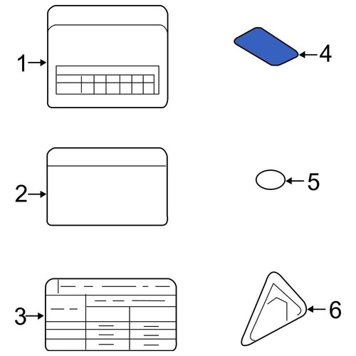 Hyundai 253881P000 Caution Label | eBay