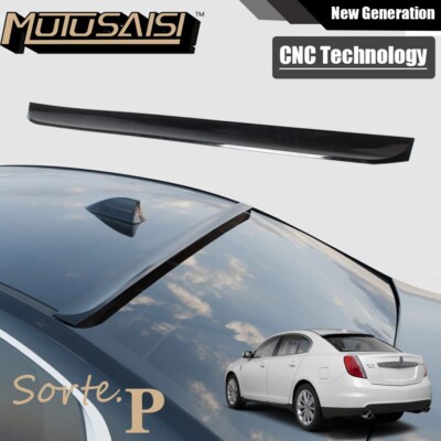 Fits Lincoln MKS 09-12 Sedan Rear Roof Spoiler Wing Lower Kick Ducktail ...