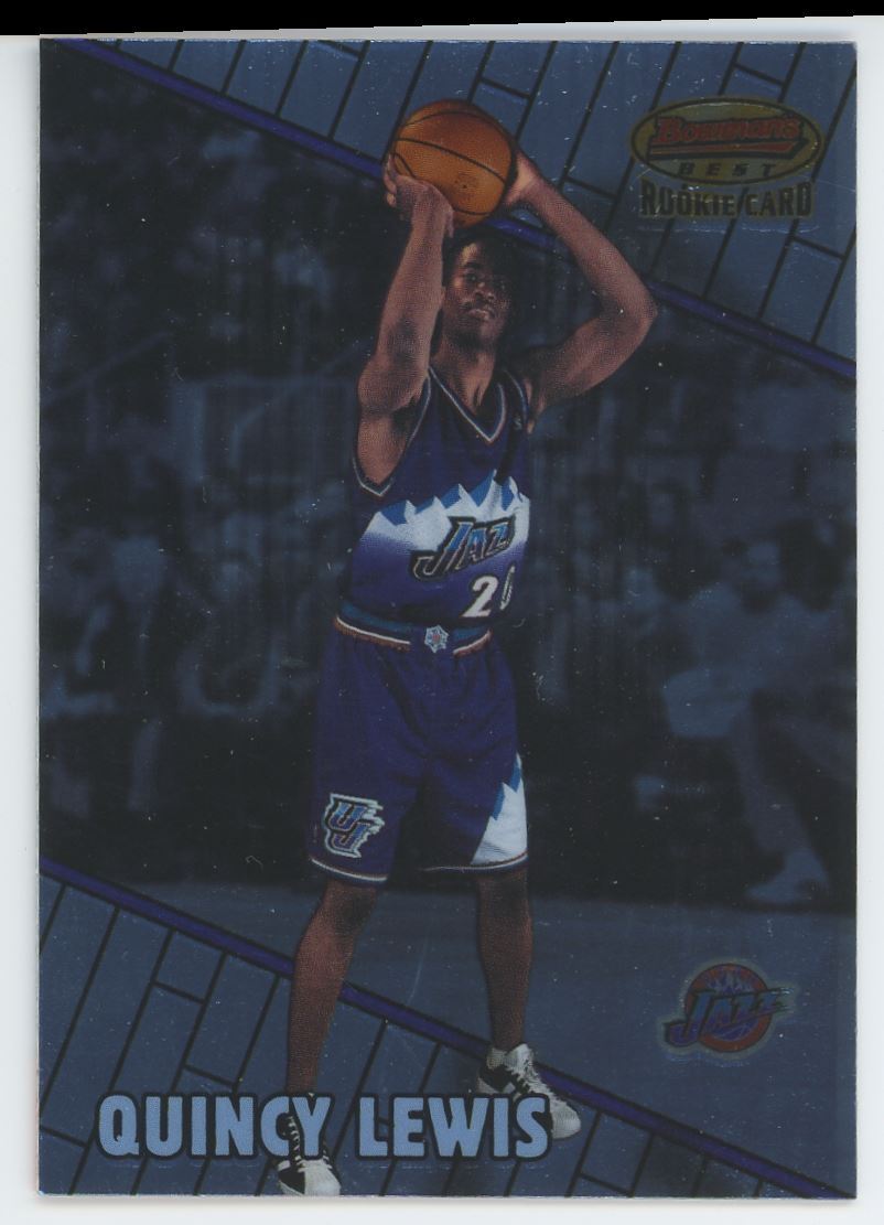 QUINCY LEWIS RC 1999-00 BOWMAN'S BEST #119 UTAH JAZZ | eBay