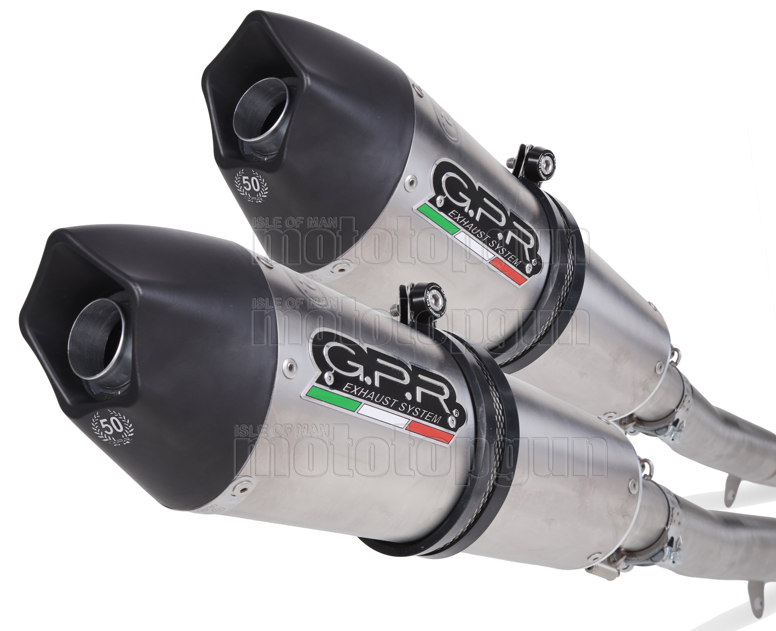 GPR 2 EXHAUST CAT GPE ANNIVERSARY TITANIUM SUZUKI GSX 1400 2001 01 2002 ...