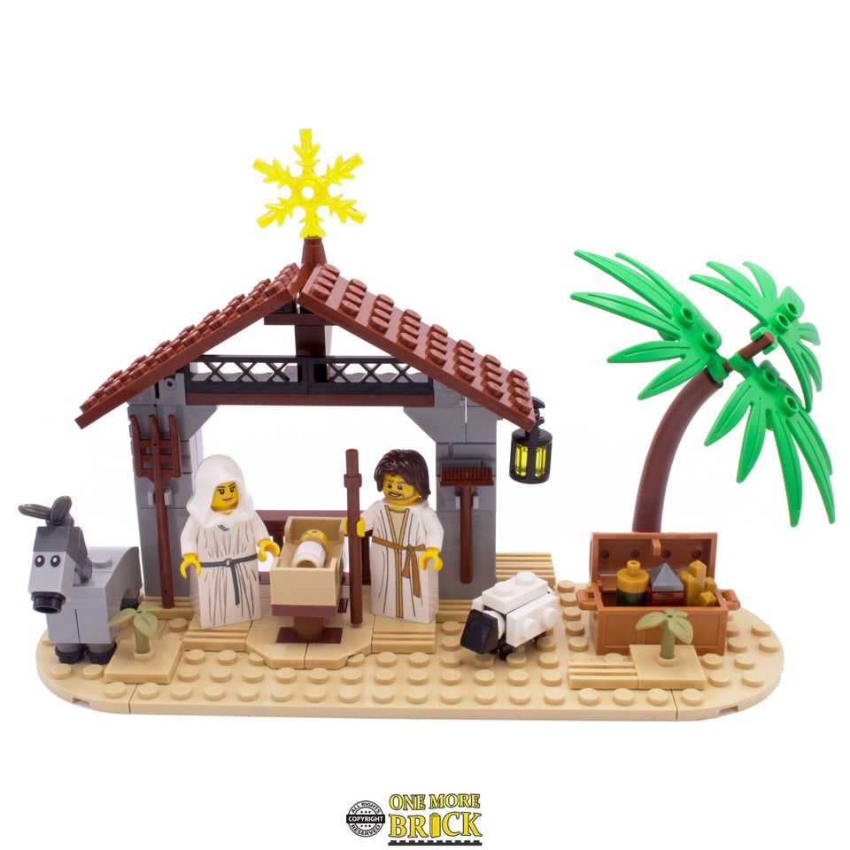 Nativity - Mary Joseph Jesus minifigures | Christmas Xmas | Made With ...