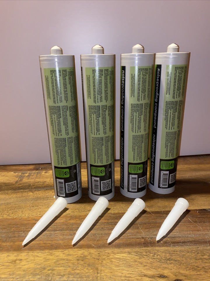 4 Pack Green Glue Noiseproofing Compound Glue 28oz. tubes With ...