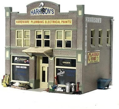 Landmark Structures Built & Ready Harrison'S Hardware, N Scale | eBay