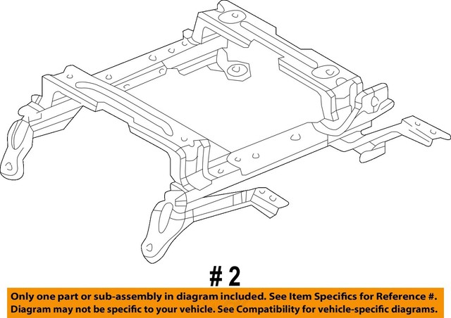 Dodge Chrysler OEM RAM 1500 Power Seat-bottom Base Tracks Adjuster ...