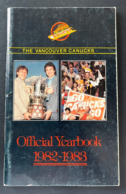 1982/83 NHL VANCOUVER CANUCKS MEDIA GUIDE | eBay