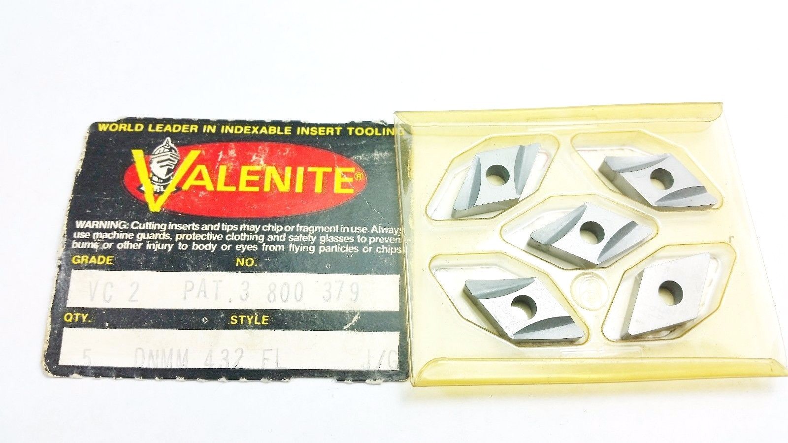 Valenite DNMM 432 EL VC2 Carbide Inserts (QTY 7) (R 242) | eBay