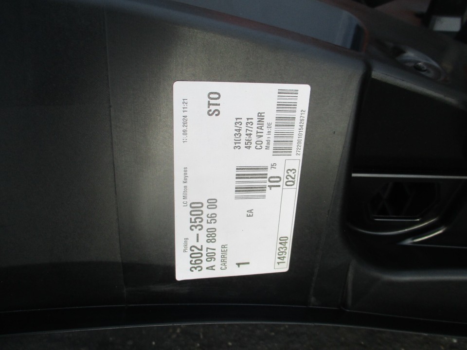 2021 MERCEDES BENZ W907 FRONT RADIATOR SUPPORT REINFORCEMENT PANEL ...