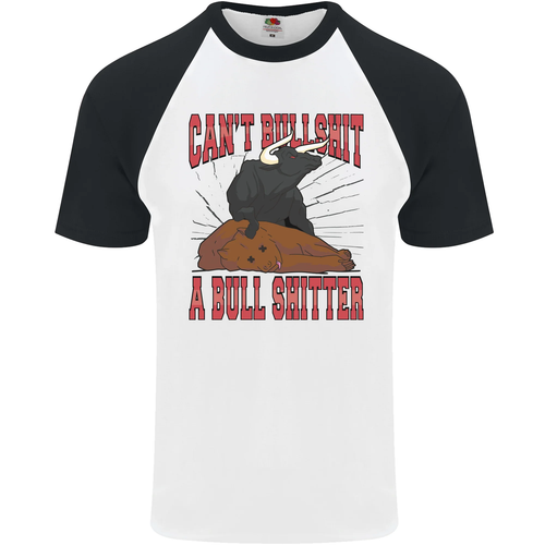 Ne Peut Pas Bullsh! T A Bullshiter Offensive Drôle HOMMES S/S Baseball ...