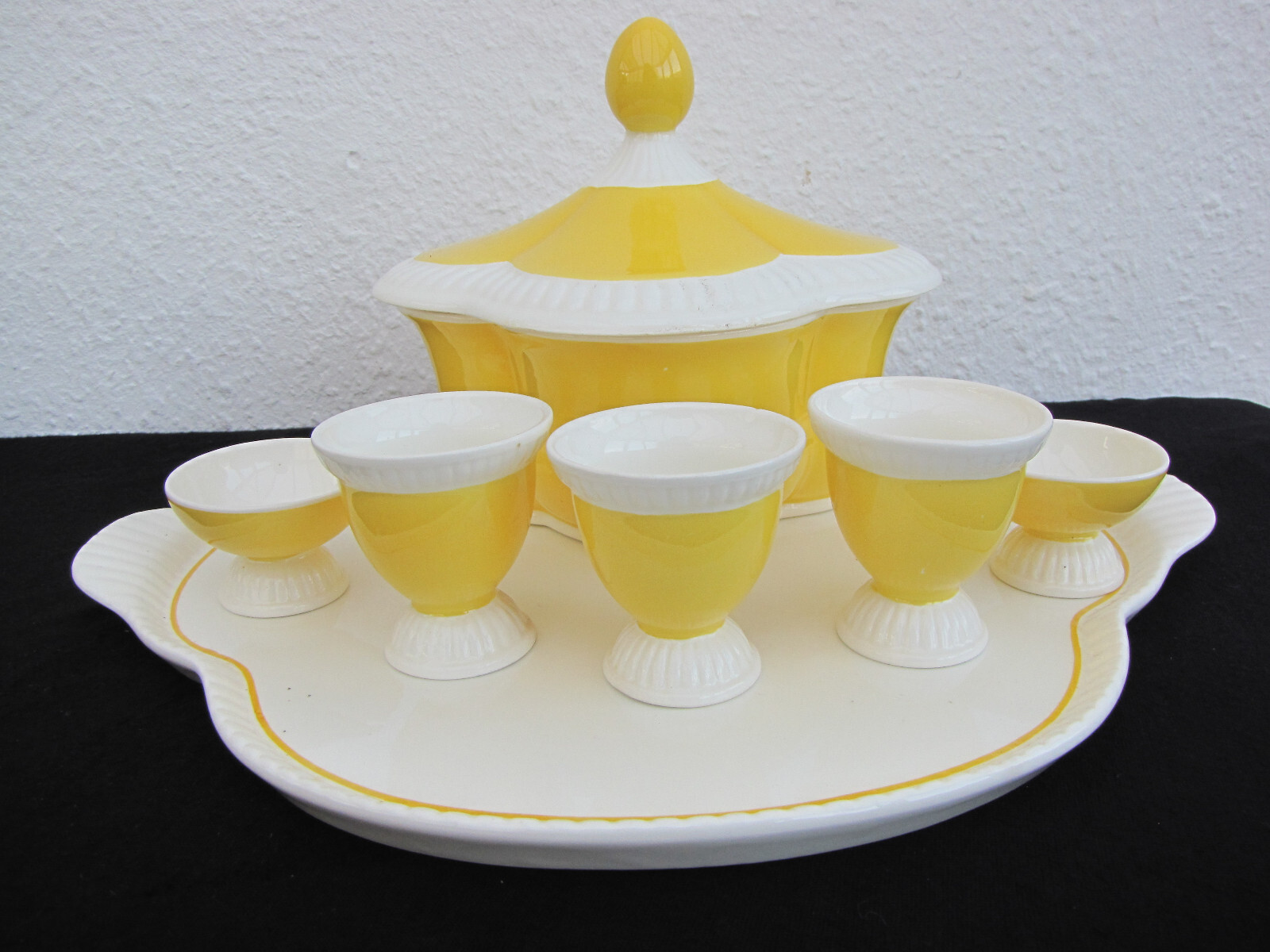Max Roesler Rodach Keramik Frühstücksgedeck Set Art Déco | eBay.de