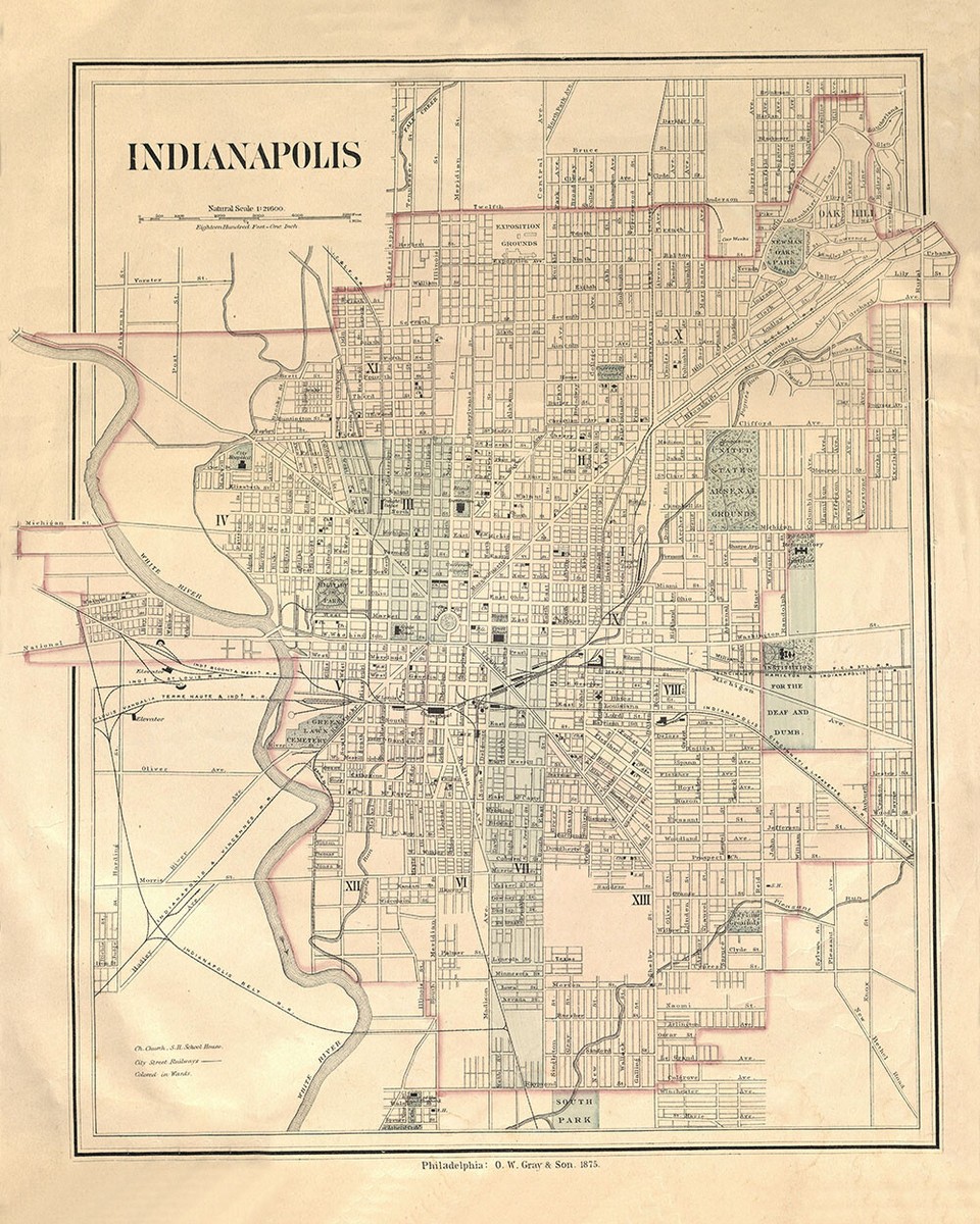Map Of Indianapolis Indiana By County