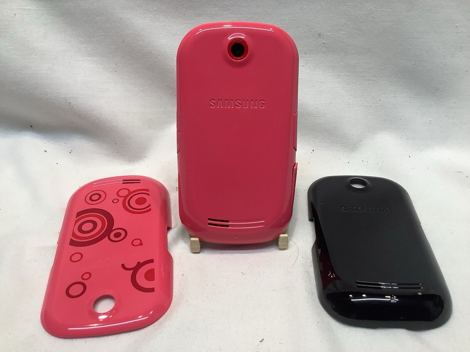 SAMSUNG GENIO TOUCH MOBILE PINK PHONE PLUS 2 BACKS SPARES OR REPAIR | eBay