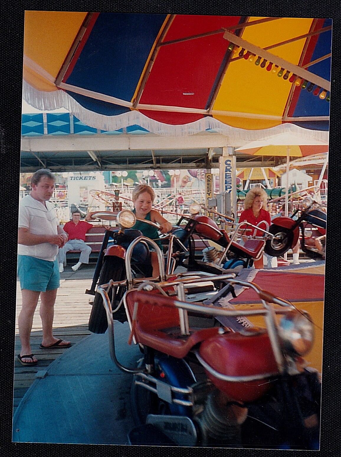 Theme Park Motorcycle Ride