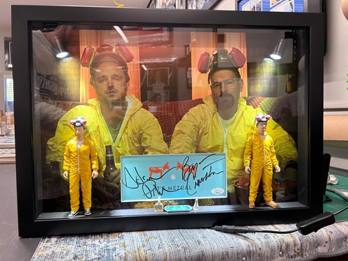 Breaking Bad Signed Box Dos Hombres JSA Bryan Cranston & Aaron Paul ...