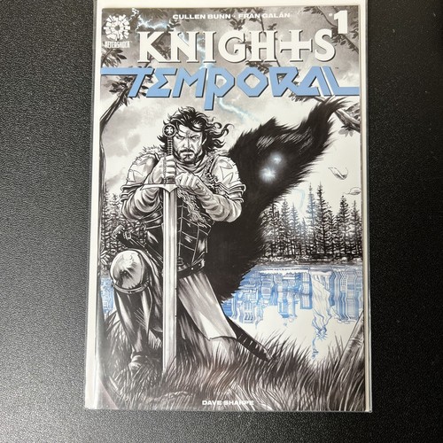 Knights Temporal #1 Mike Rooth TCM B&W Sketch Variant LIMITED 325 ...