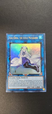 Yugioh x1 Yuki-Onna, the Icicle Mayakashi 1st Edition MAMA-EN014 Ultra ...